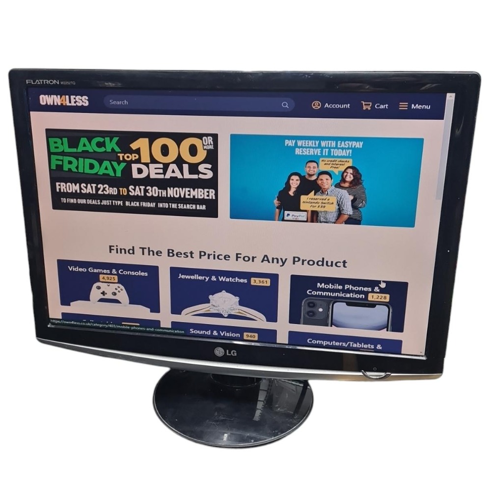 LG Flatron W2252TQ 22" Monitor *COLLECTION ONLY* - Own4Less